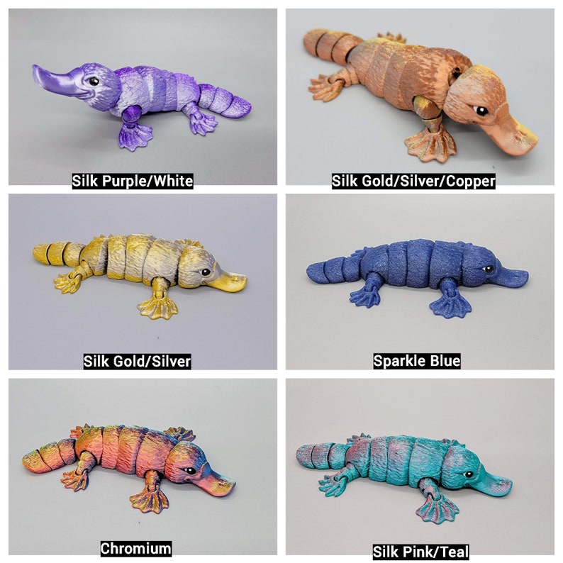Articulated Platypus Toy Fun, Fidget, Flexi, Sensory - Etsy
