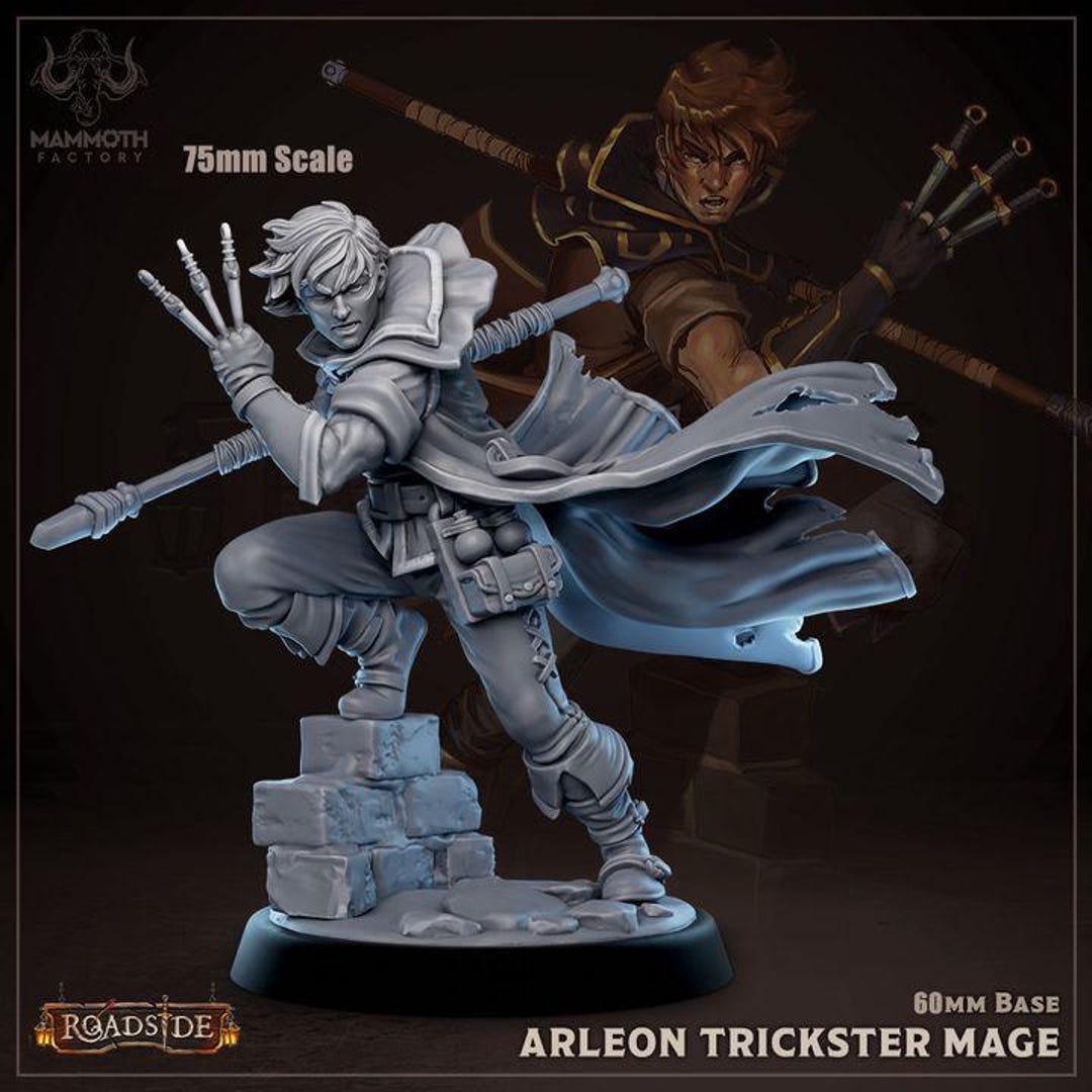 Arleon Trickster Mage by Mammoth Factory | D&D | Pathfinder | Fantasy ...