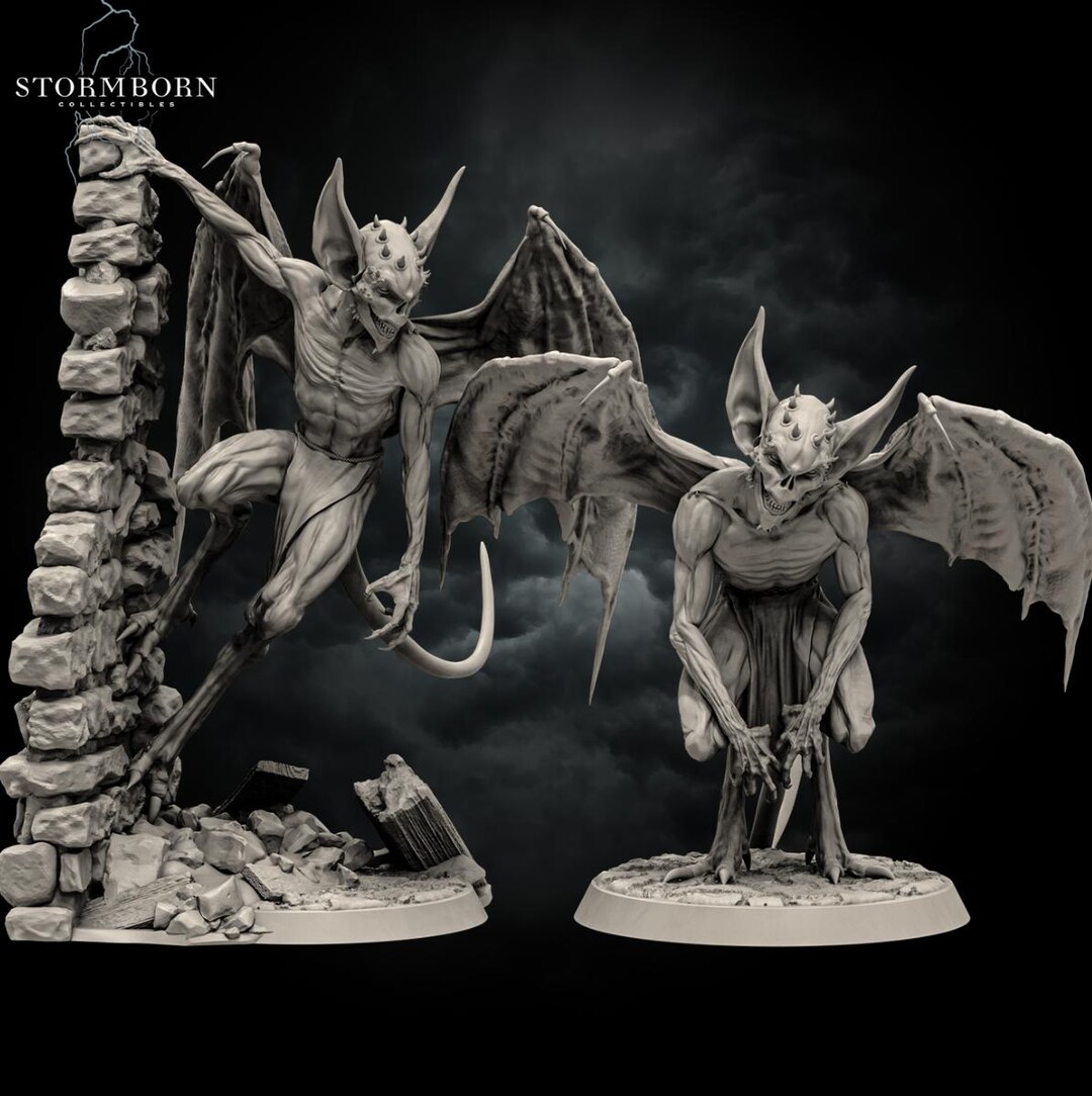 Imps 2 Poses D&D Pathfinder Frostgrave Stormborn Collectibles 32mm - Etsy
