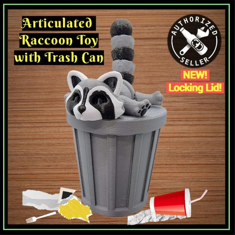 Raccoon Toy - Etsy
