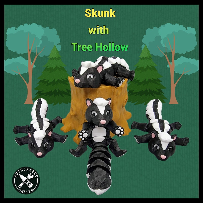 Skunk Toy - Etsy