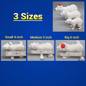 Articulated Polar Bear Toy: Poseable Stress Relief Fidget - Etsy