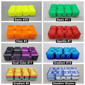 Infinity Fidget Cube | Full-sized | 3D Printed | Sensory Toy | Stimming ...