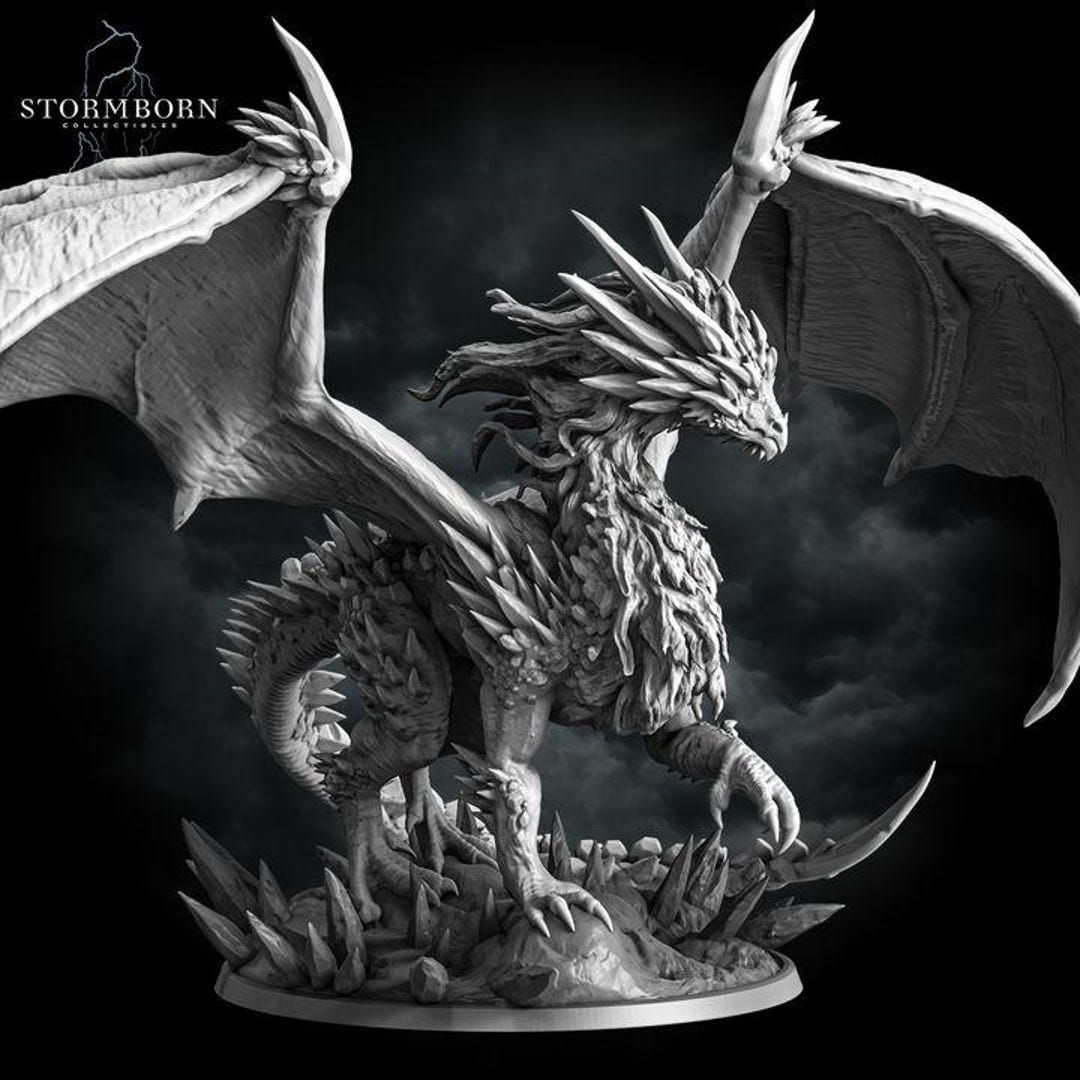 Frost Dragon | D&D | Pathfinder | Frostgrave | Stormborn Collectibles ...