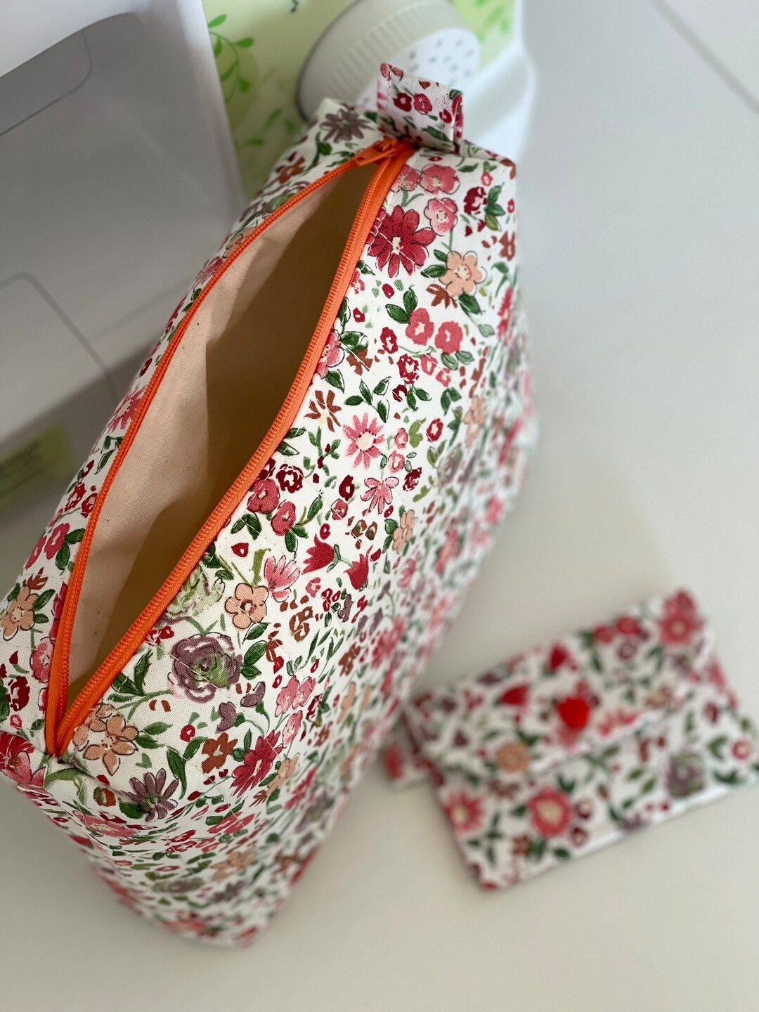 Zipper Pouch Bag and Card Holder Set Handmade Pouch Bag - Etsy