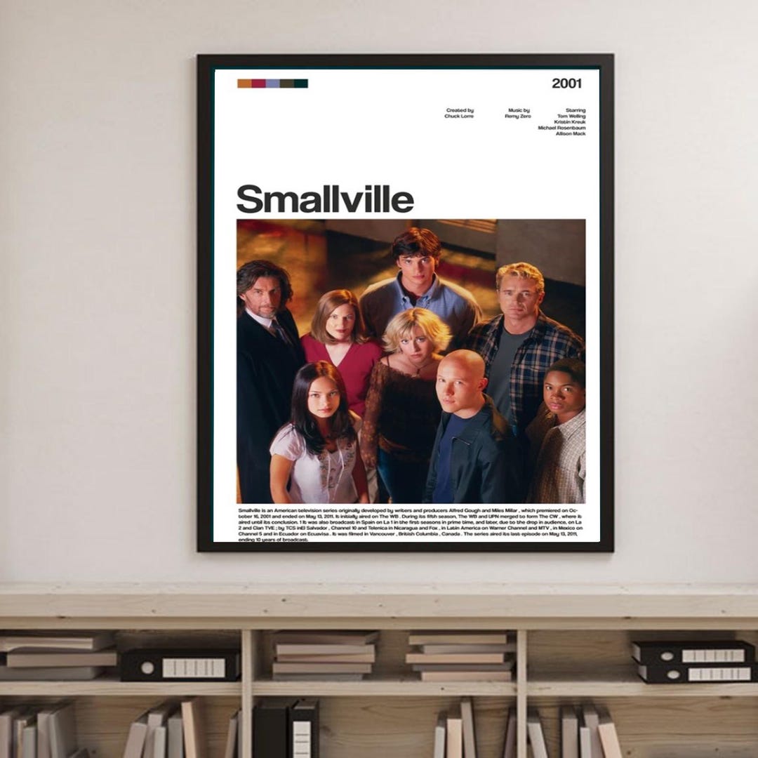 Affiche De La Série Smallville Poster - Etsy
