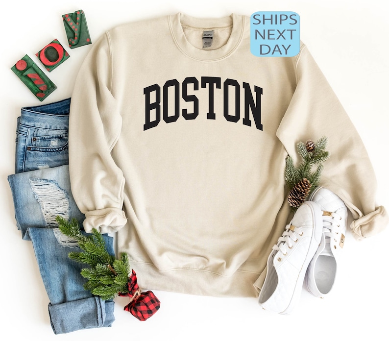 Custom Boston Sweatshirt, Boston Hoody, Boston Lover Sweatshirt, Boston ...