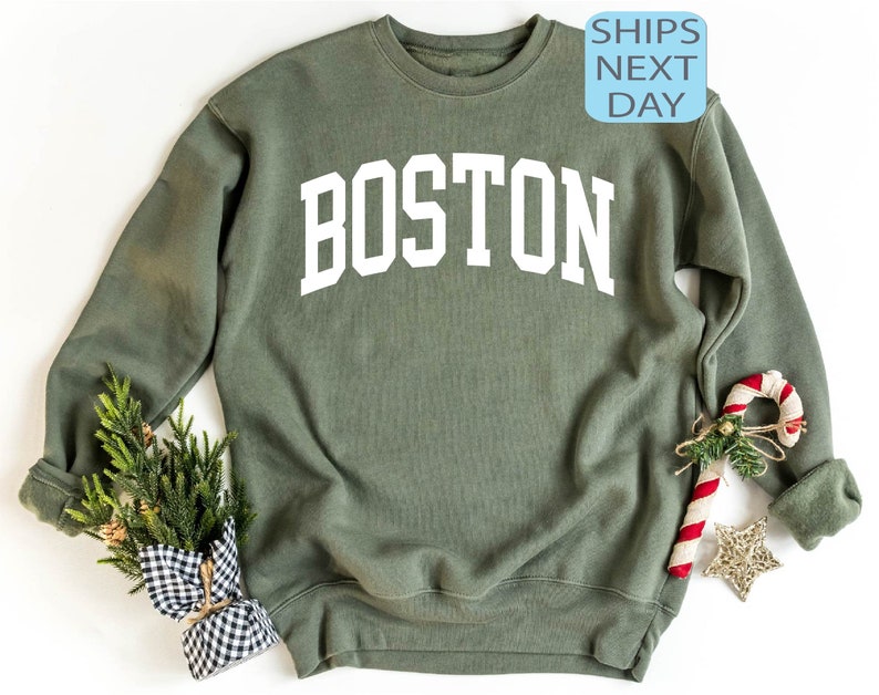 Custom Boston Sweatshirt, Boston Hoody, Boston Lover Sweatshirt, Boston ...