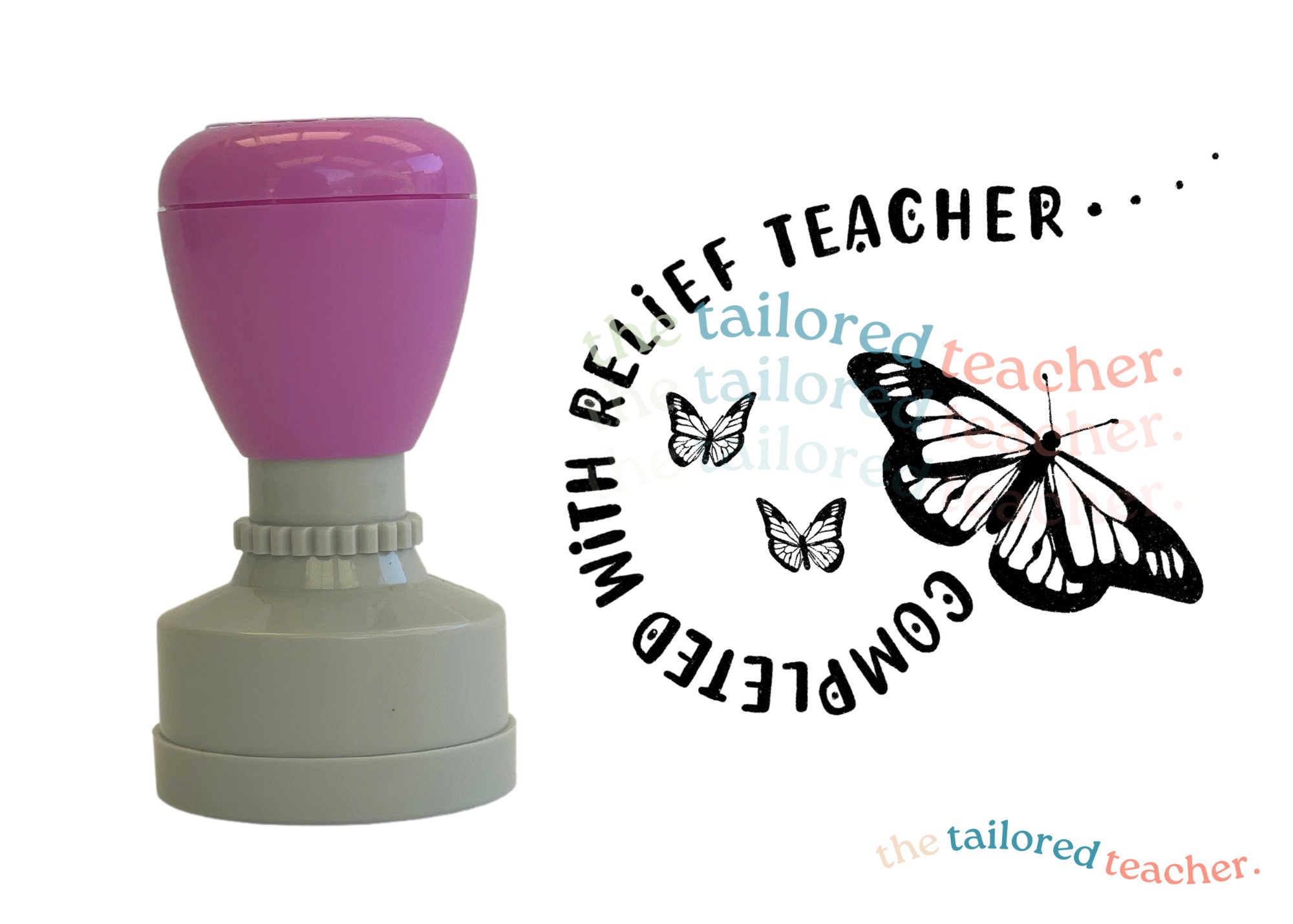 Completed With Relief Teacher - Teacher Feedback Stamp - Etsy Australia