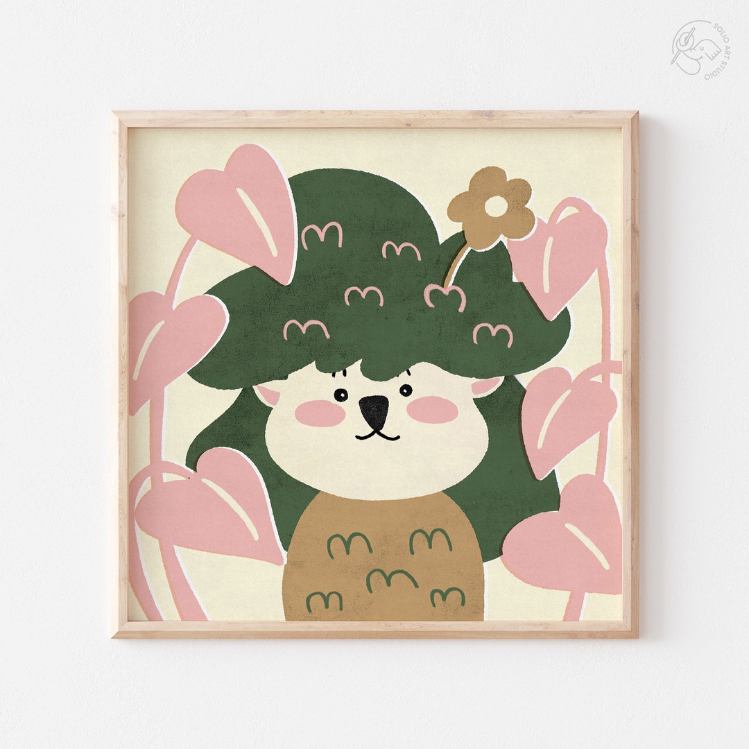 Sheep Print, Animal Nursery Print, Animal Farm Poster, Earthy Tones ...
