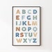 Neutral Alphabet Poster, ABC Print, Printable Educational Wall Art ...