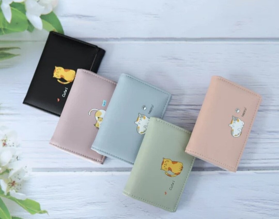Cute Kawaii Wallet, Animal Short Wallet, Purse Wallet, Gift for Her ...