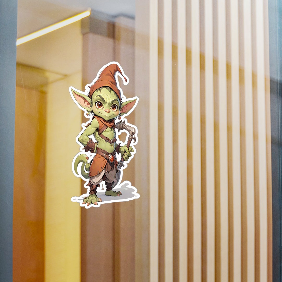 Fantasy Goblin Kiss-cut Vinyl Decal - Etsy