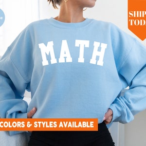 Math Sweatshirt | Math Hoodie | Math Teacher Sweatshirt | Math Tutor ...