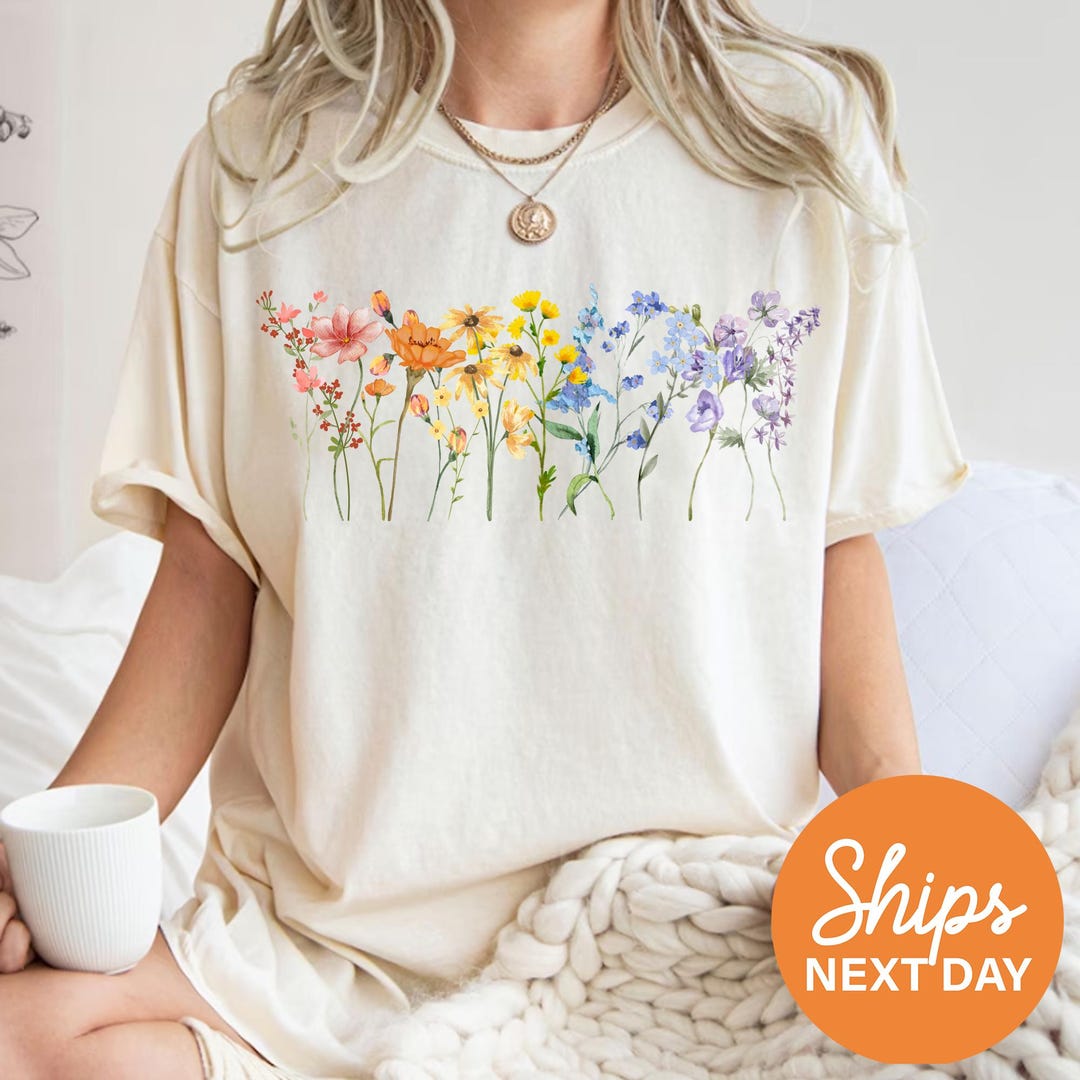 Wildflower LGBT Shirt, Subtle Pride Shirt, Pride Month Shirt, Flower ...