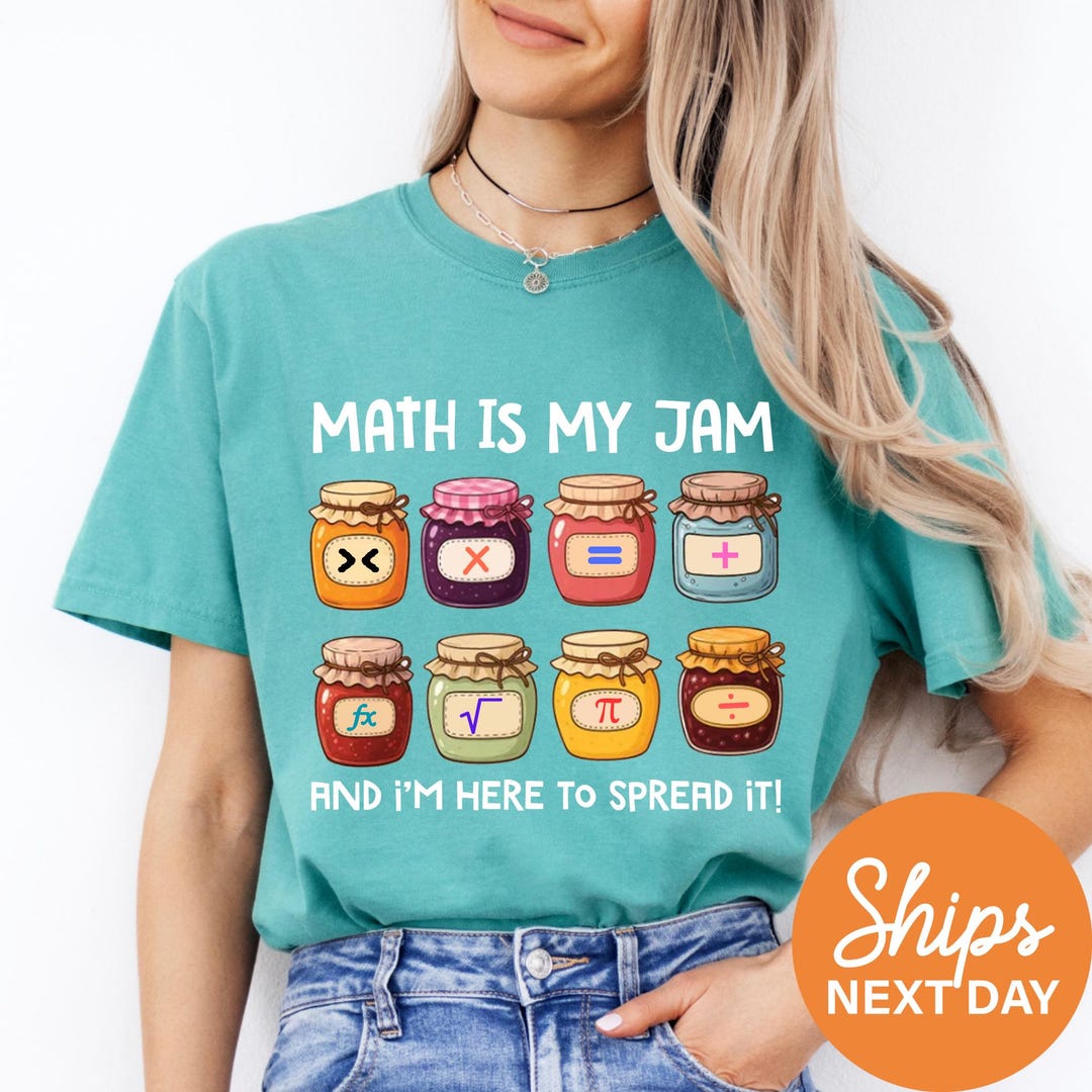 Comfort Colors® Math Teacher Shirt, Math Lover Shirt, Math Teacher Gift ...