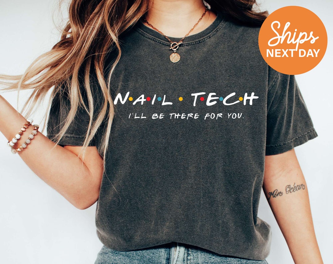 Nail Tech Shirt | Nail Technician Long Sleeve | Manicurist Tshirt ...