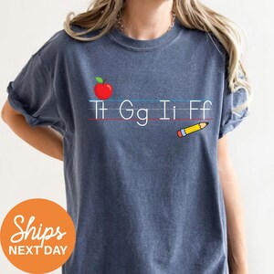 TGIF Teacher Shirt, Kindergarten Teacher Shirt, Funny Teacher Shirts, Teacher Christmas Gift ...