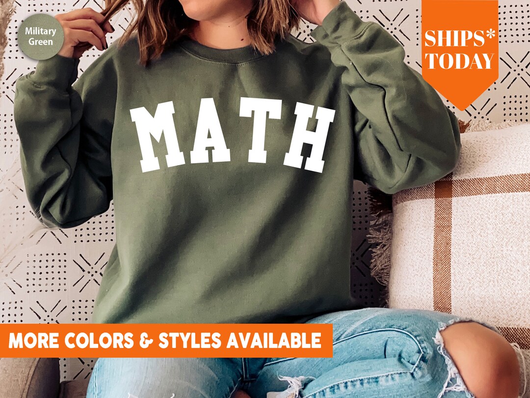 Math Sweatshirt | Math Hoodie | Math Teacher Sweatshirt | Math Tutor ...