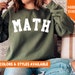 Math Sweatshirt Math Hoodie Math Teacher Sweatshirt Math Tutor Crewneck ...