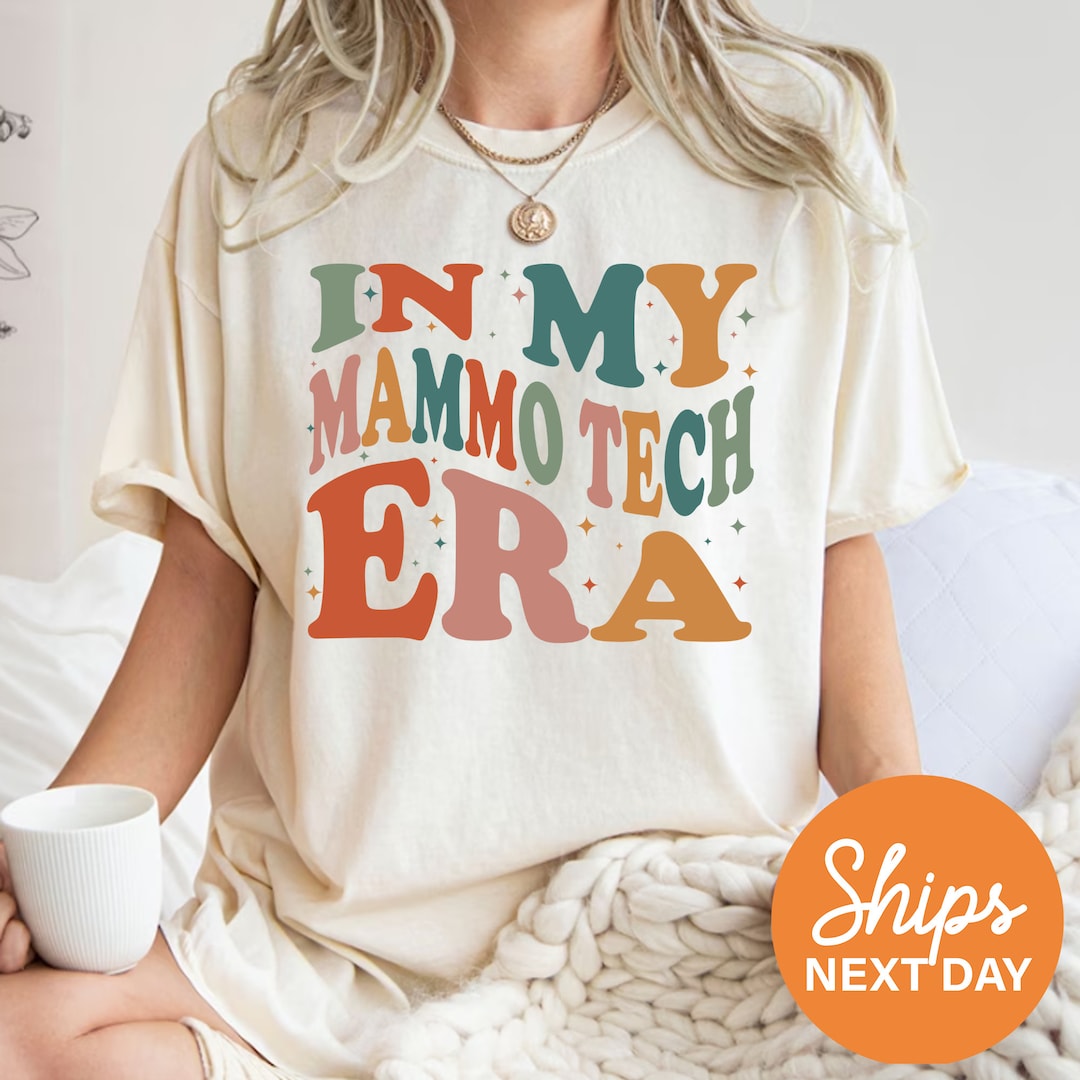 In My Mammo Tech Era Shirt, Mammography Technologist T-shirt, Radiology ...