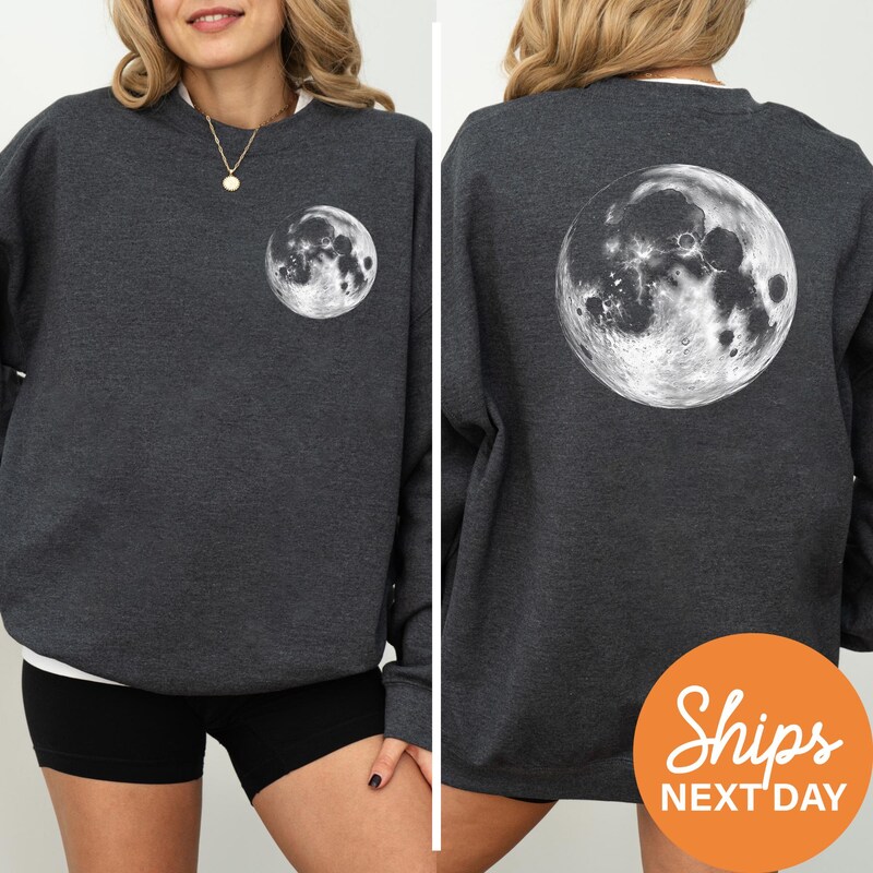 Moon Sweatshirt - Etsy