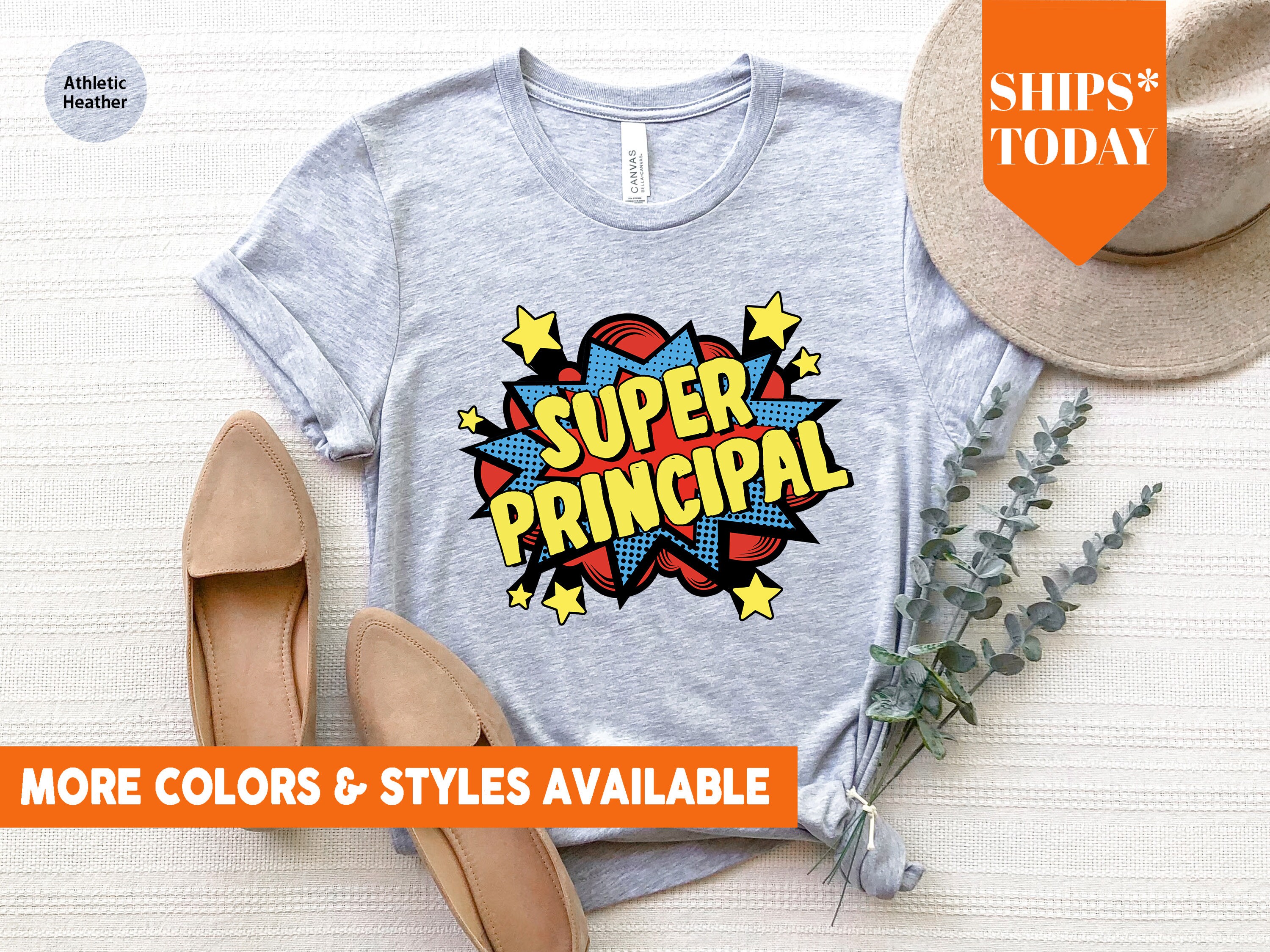 Super Principal Shirt | School Principal Tshirt | Elementary School ...