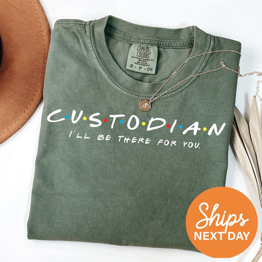 Custodian Shirt, School Custodian T-shirt, Custodian Worker Shirt ...