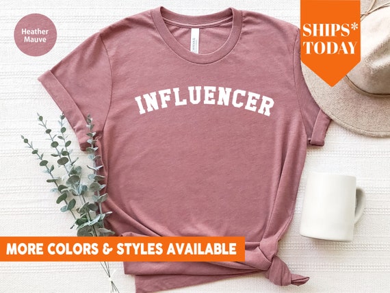 Influencer Shirt Social Media Influencer Tshirt Tiktok - Etsy