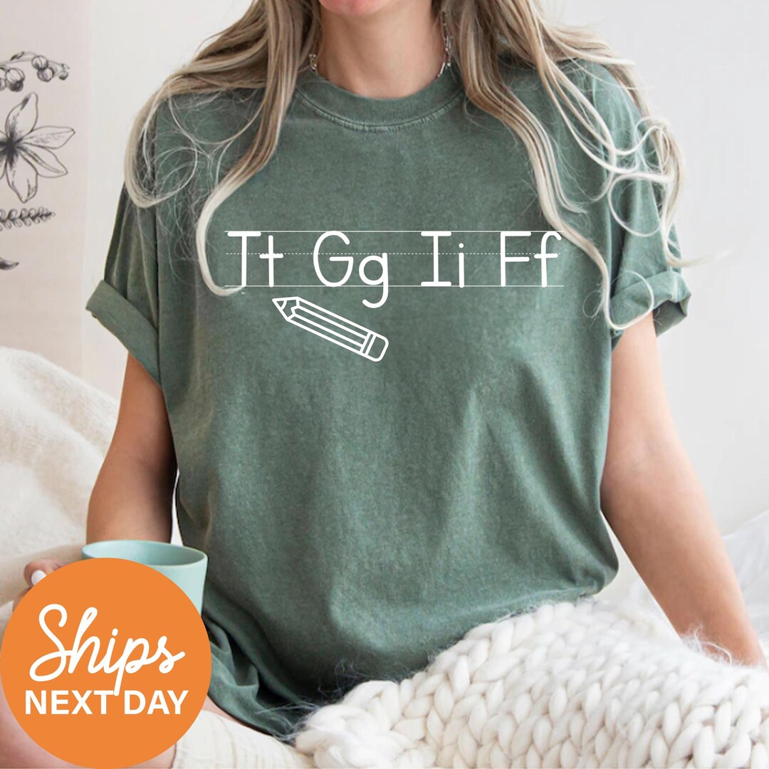 TGIF Teacher Shirt, Kindergarten Teacher Shirt, Funny Teaching Shirts ...