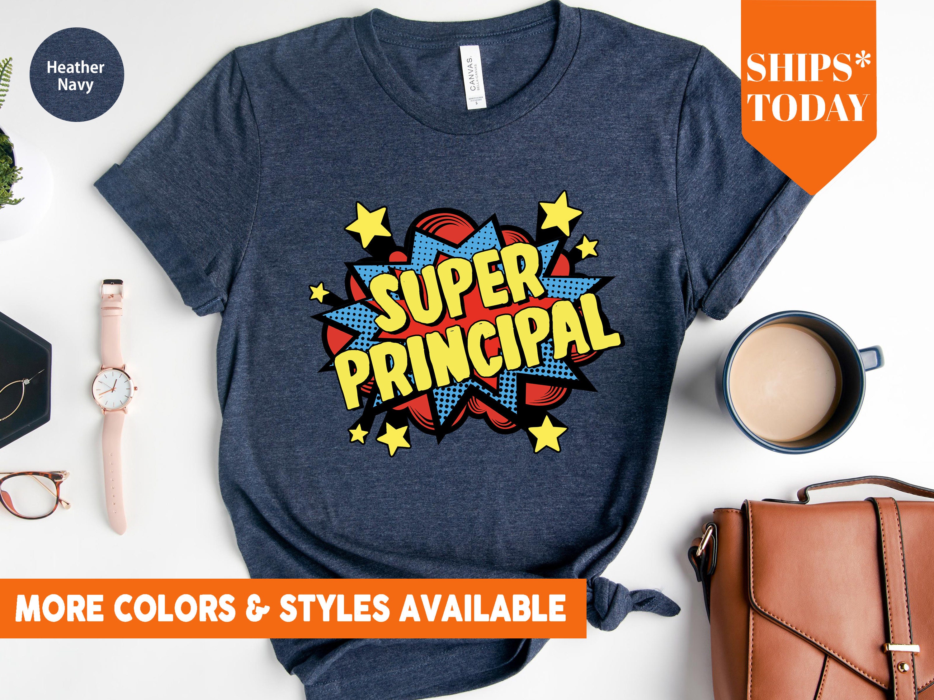 Super Principal Shirt | School Principal Tshirt | Elementary School ...