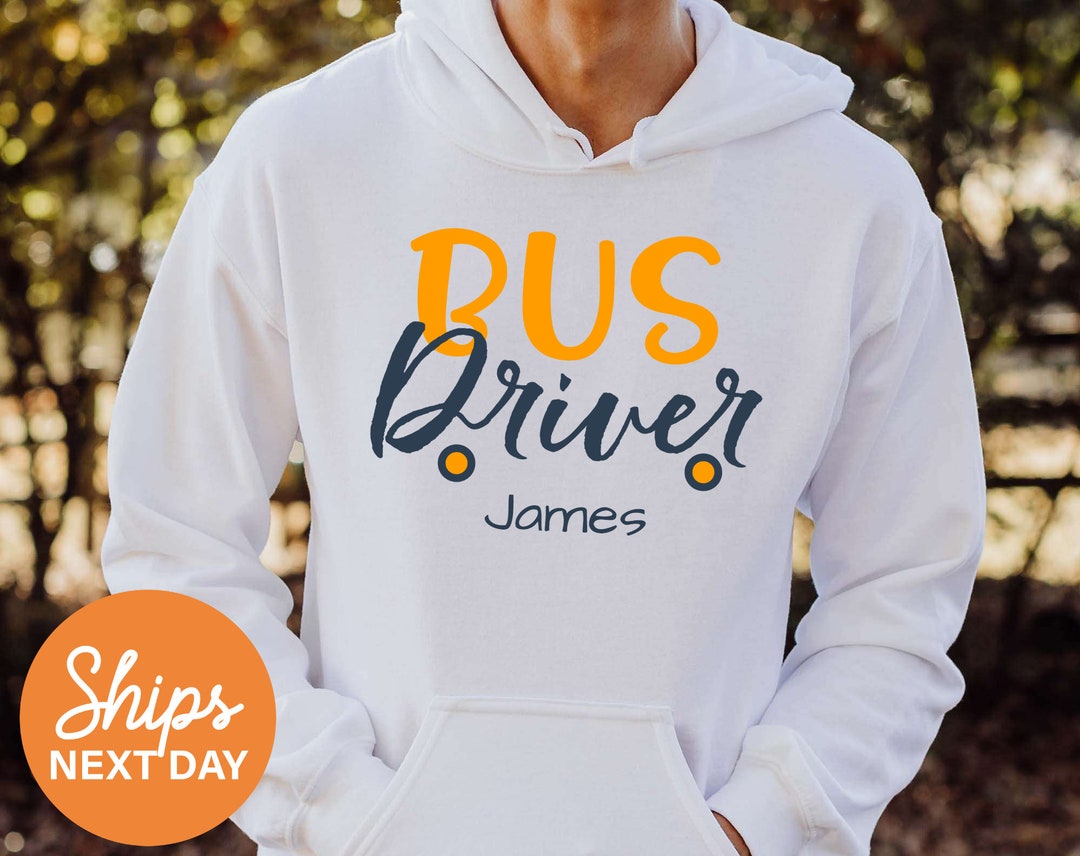 Custom Bus Driver Sweatshirt School Bus Driver Hoodie Back to School ...