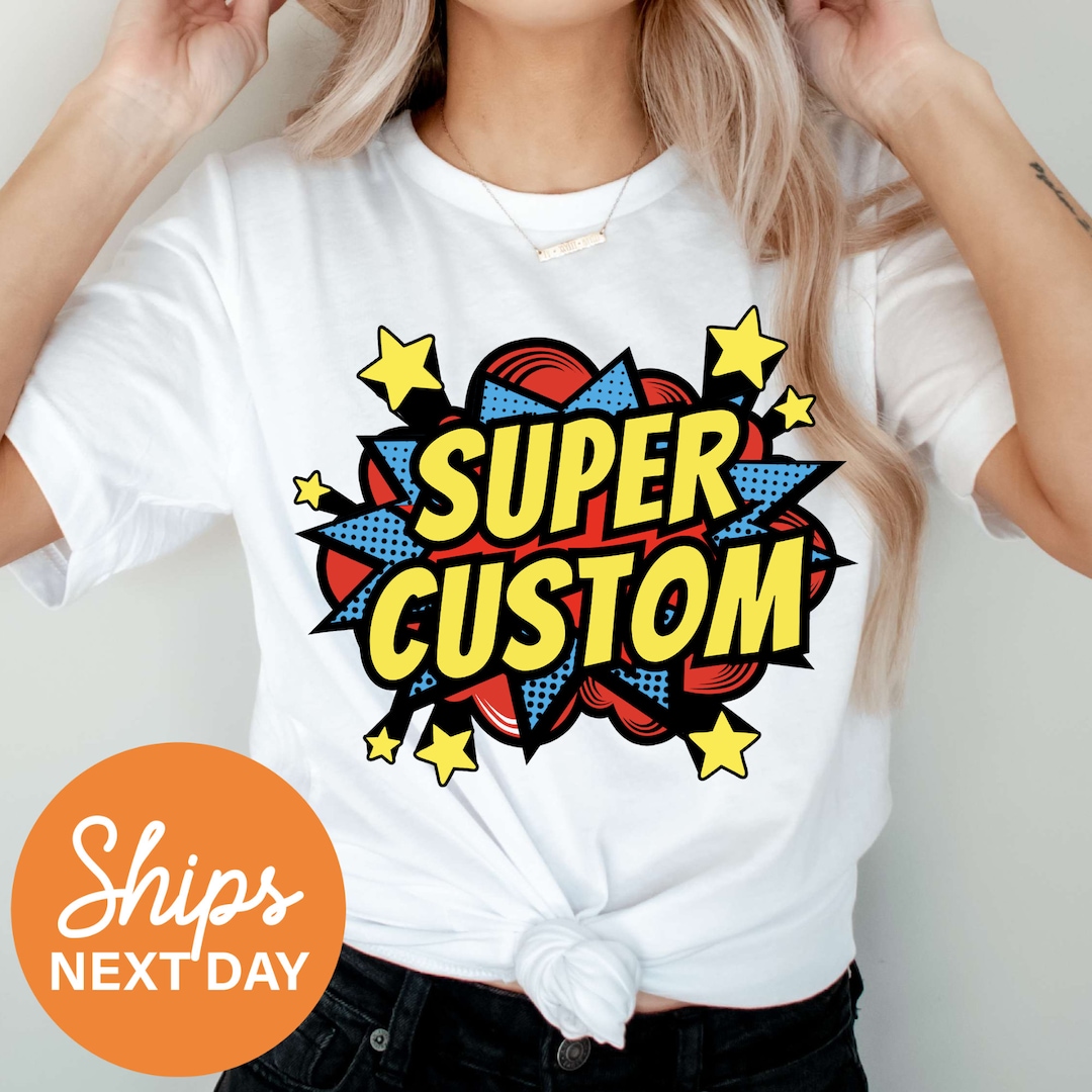 Personalized Superhero Shirt, Superhero Birthday Shirt, Custom Birthday ...