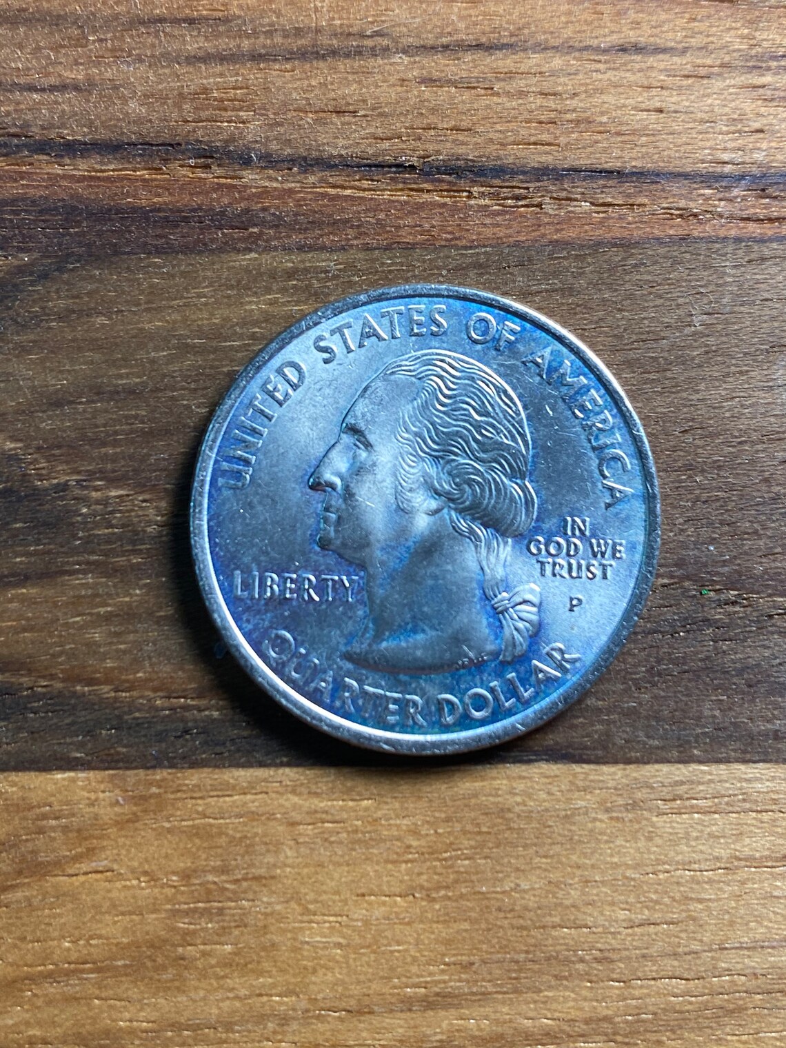 2000 P Colorized Massachusetts State Quarter - Etsy