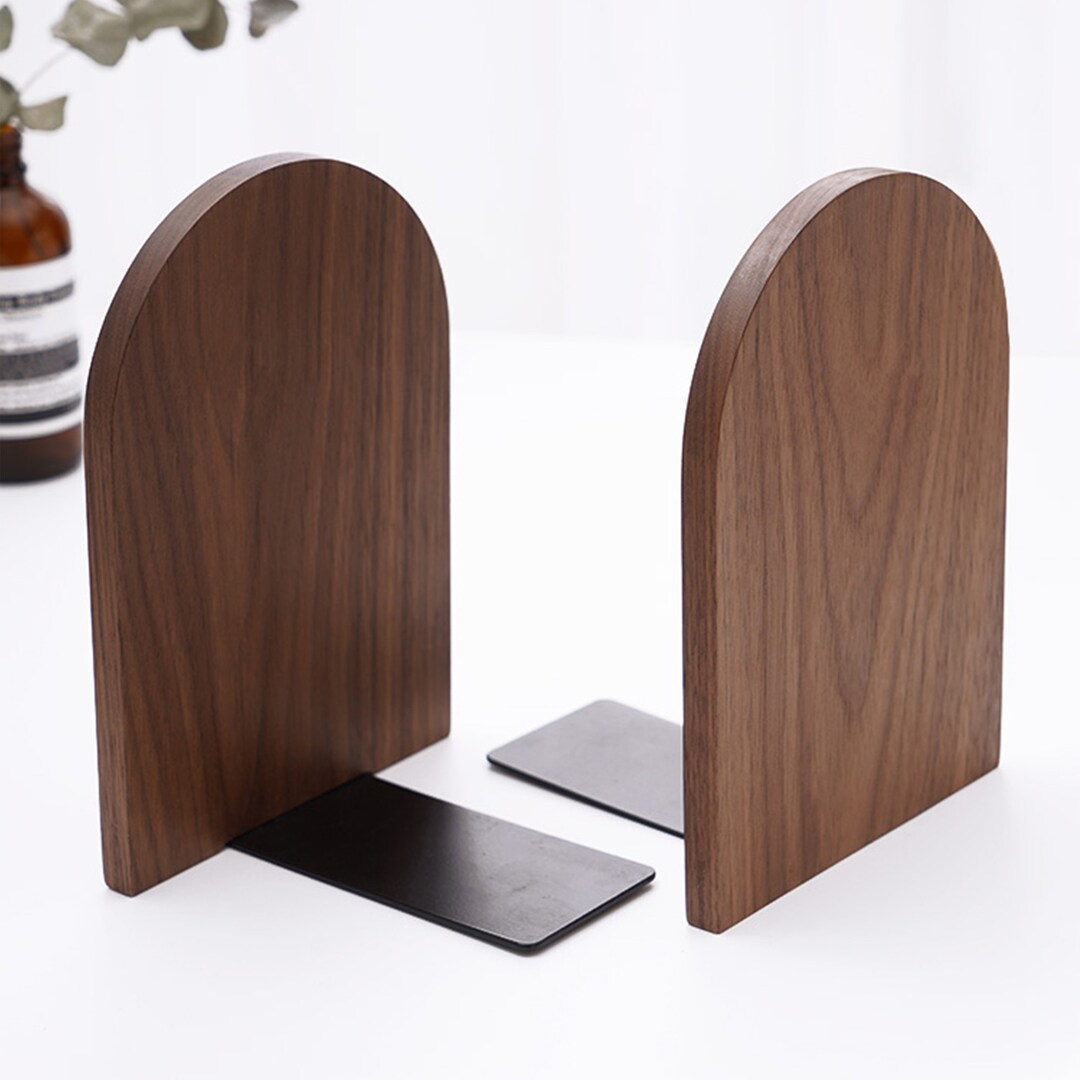 Simple Solid Wood Book Stand/desktop Storage/creative Bookends ...