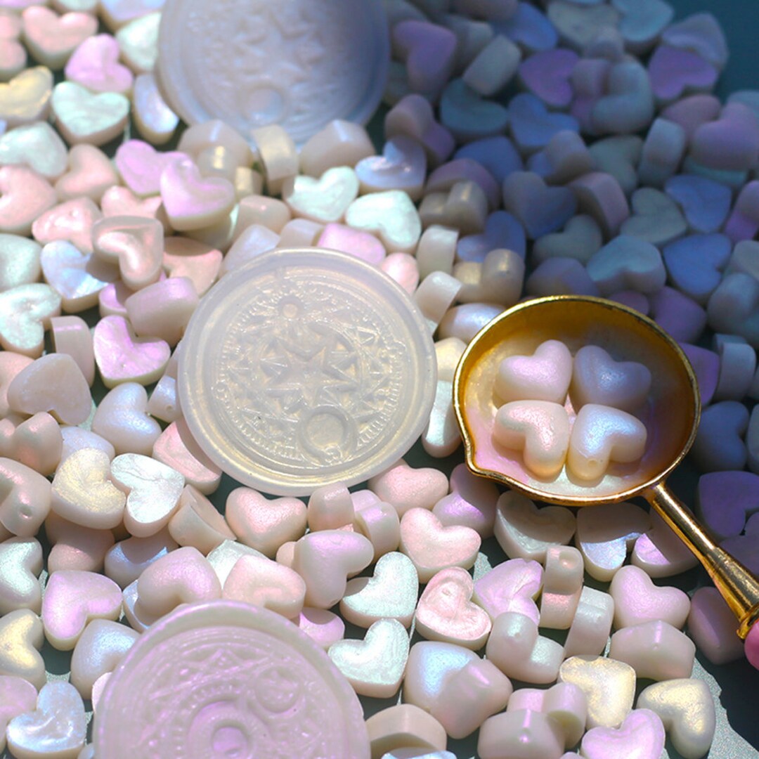 Heart-shaped Wax Beads/polarized Wax Particles/colorful Wax Particles ...