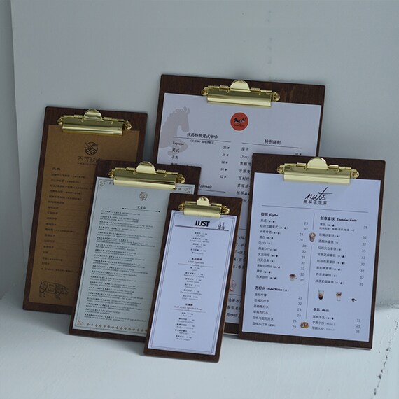 Wedding Signs Clip Board Table Stand Menu Holderwood Store - Etsy