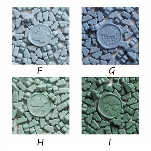 Cloud Wax Particles 15 Color Matte Solid Color Wax Beads Wax Seal ...