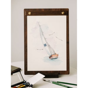 Black Walnut Plywood/sketch Board/menu Plywood/solid Wood Drawing Board ...