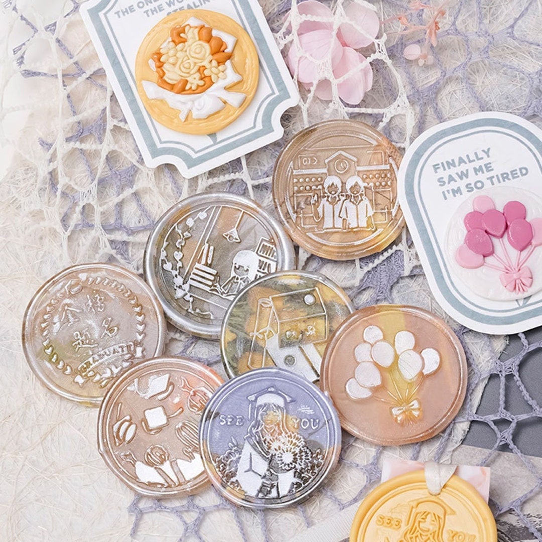 Wax Seal Head Graduation Season Series Seal Letter Seal Student ...