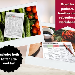 Vitamins and Minerals Guide, Essential Nutrients Chart, Healthy Diet ...