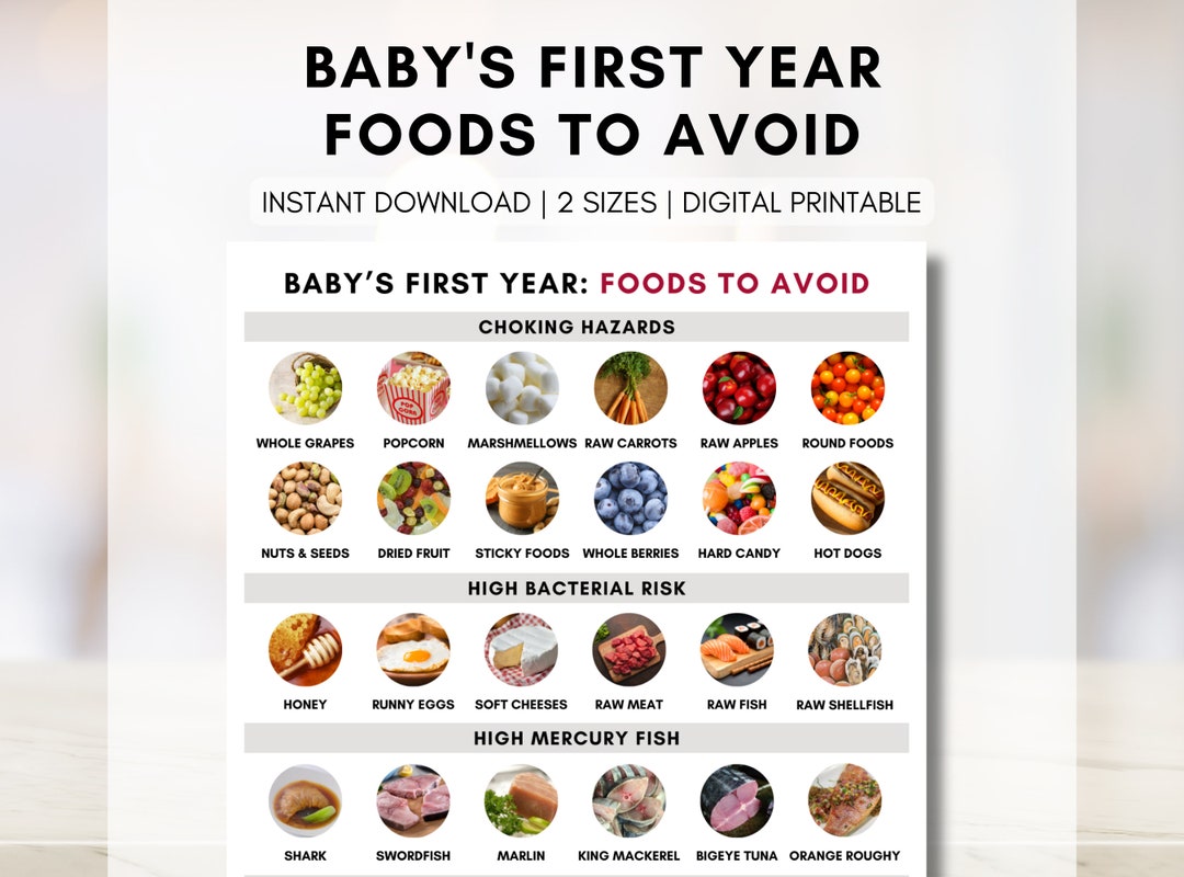 Baby Foods to Avoid, Baby Safe Food, Unsuitable Foods for Baby, Baby ...