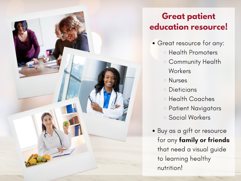 Food Groups Poster Print, Nutrition Guide Worksheet, Patient Education ...