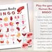 Human Body Anatomy BINGO Game, Body Organs, Classroom Education ...