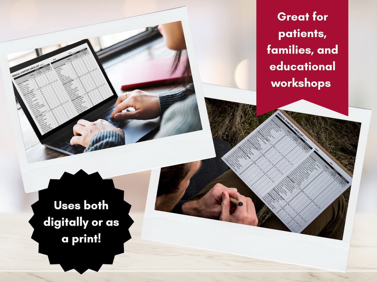 Symptom Checklist, Doctor Visit, Medical Tracker, Symptom List, Patient ...