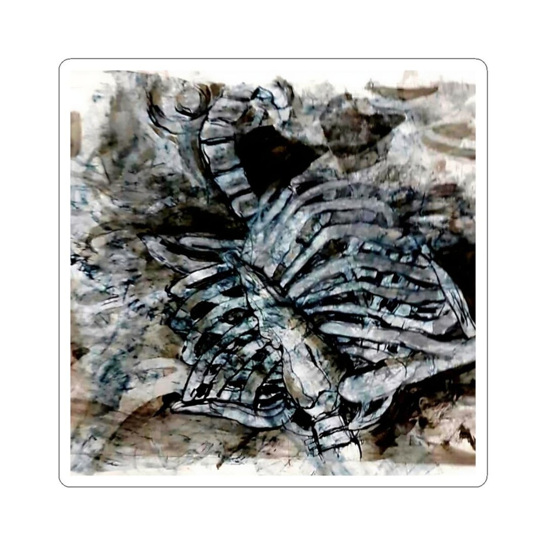 Gothic Scorpion Kiss-cut Sticker | Dark Art Laptop Decal - Etsy