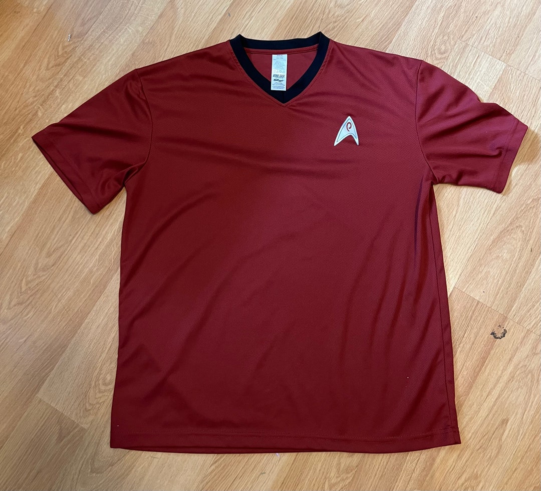Star Trek 2009 Red Engineering Security Communications Shirt ...