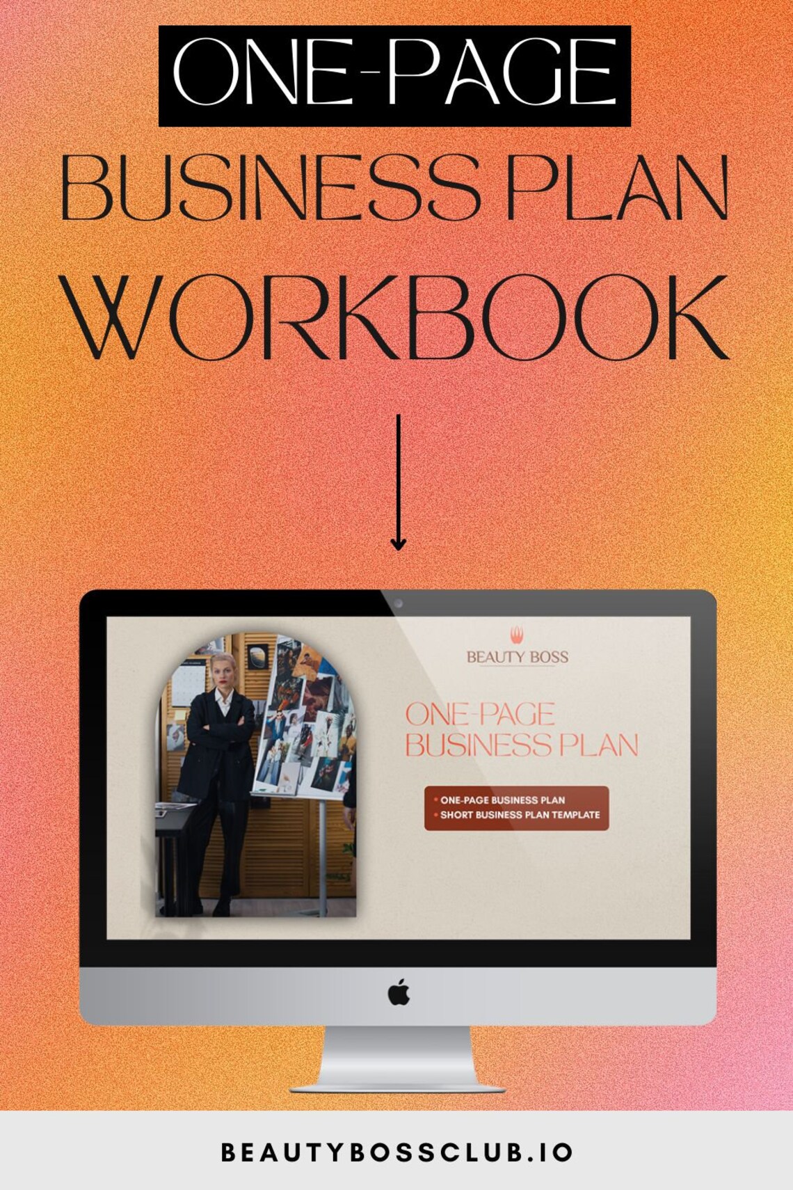 One Page Business Plan Templates for Startup, New Business Plan, Slide ...