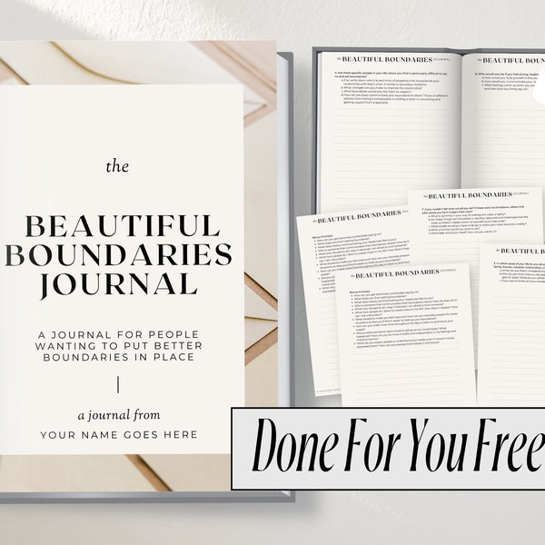 Boundaries Template - Etsy