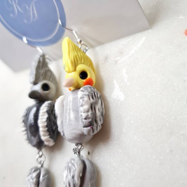 Cockatiel Earrings - Etsy